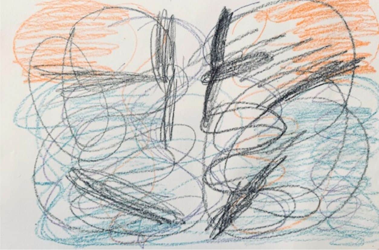 Picture This: Using Bilateral Drawing to Recenter and Destress