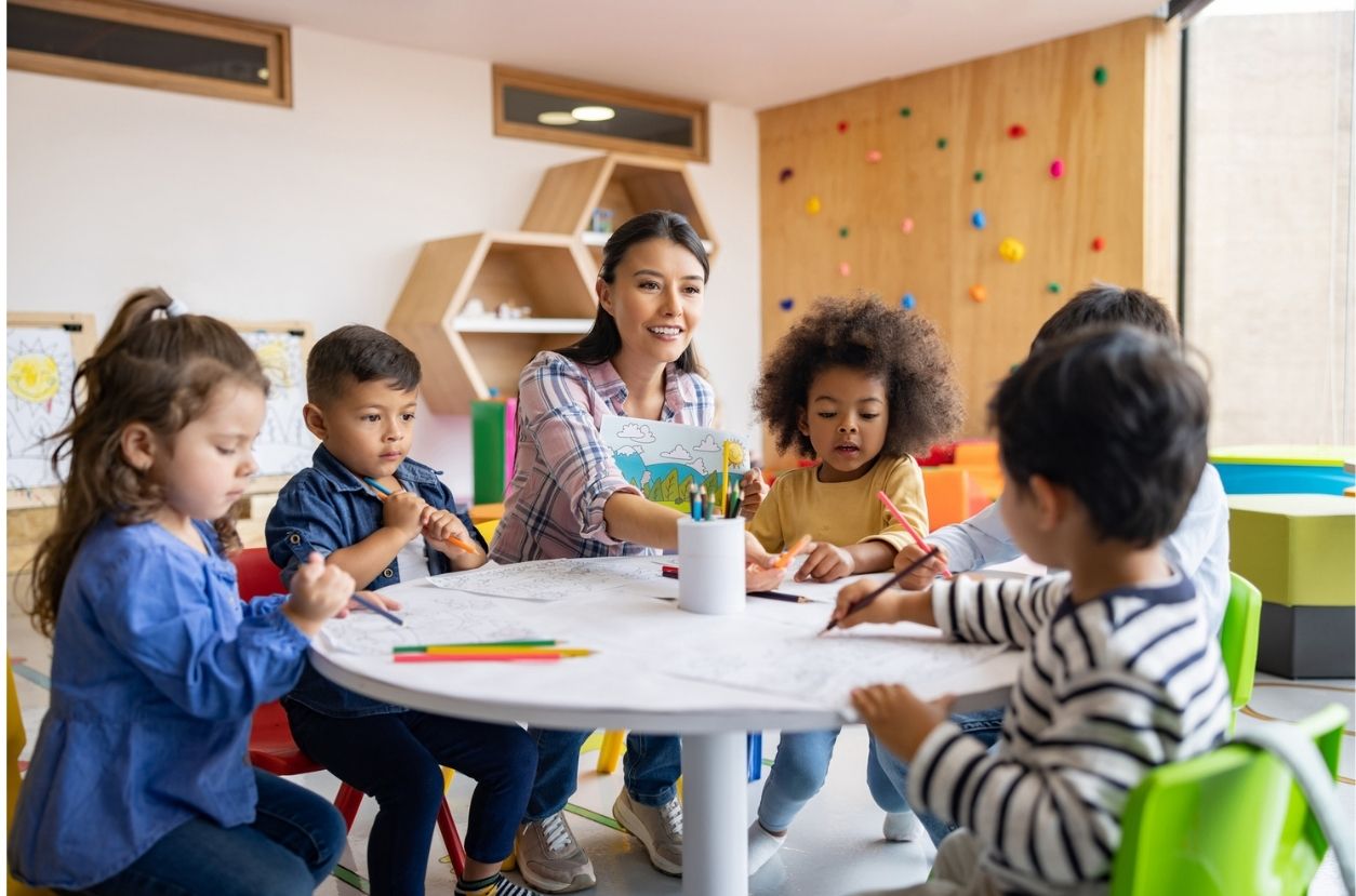 Picture This: Using Bilateral Drawing to Recenter and Destress