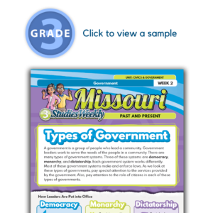 Missouri – Social Studies & Science Curriculum - Studies Weekly