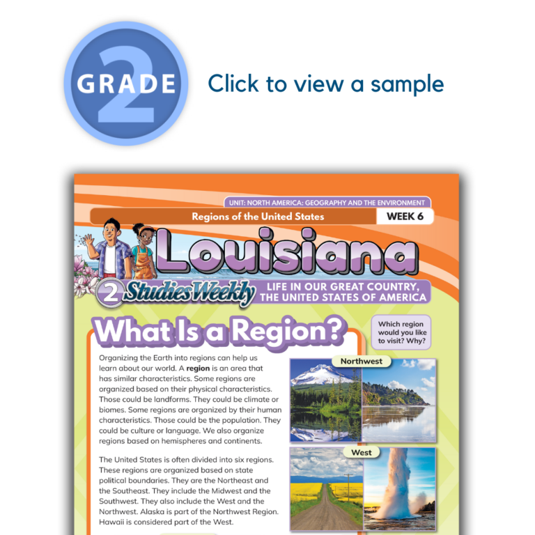 Louisiana – Social Studies & Science Curriculum - Studies Weekly