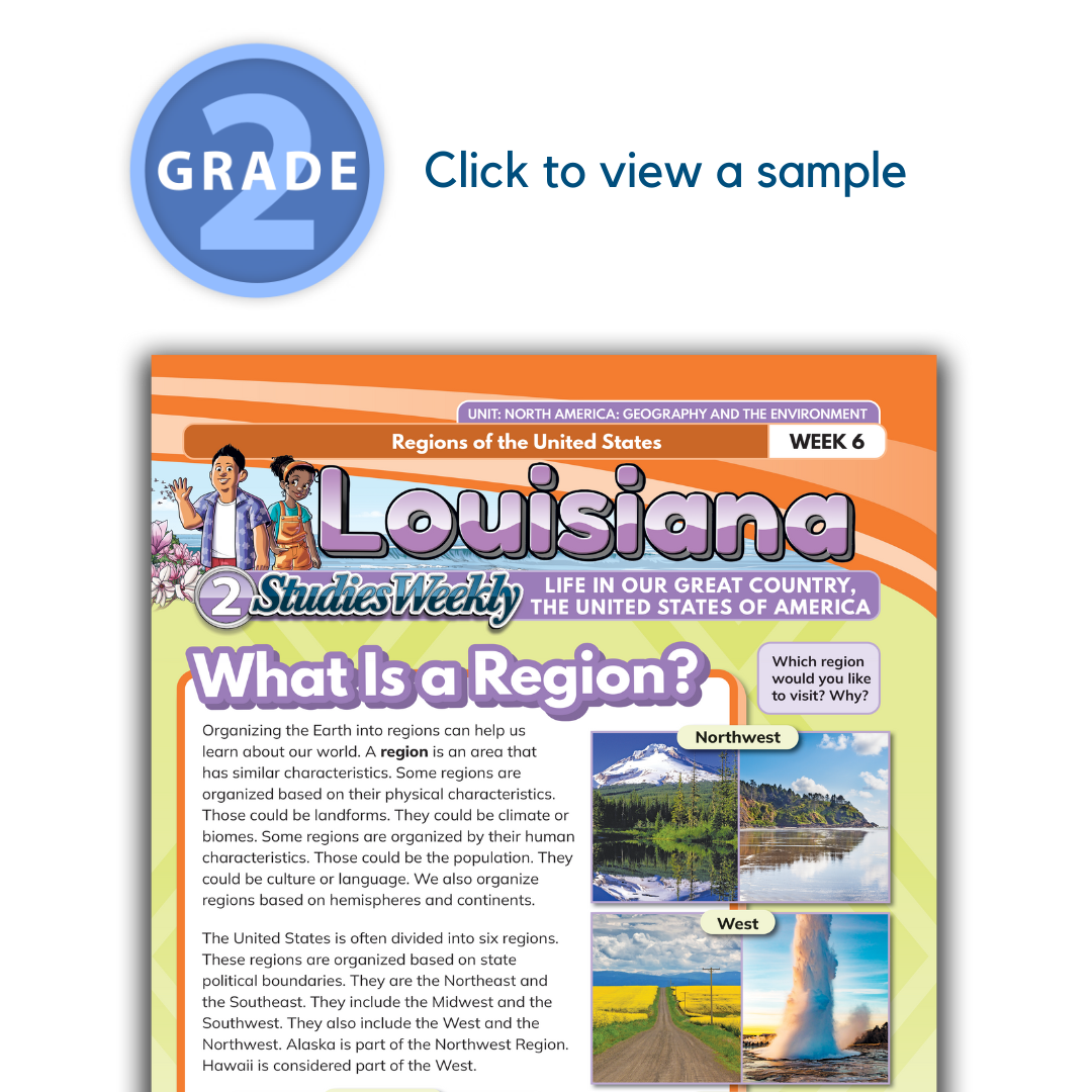 Louisiana – Social Studies & Science Curriculum - Studies Weekly