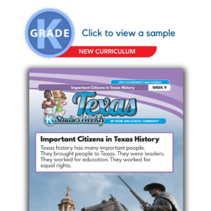Texas TEKS Aligned Social Studies & Science Curriculum - Studies Weekly