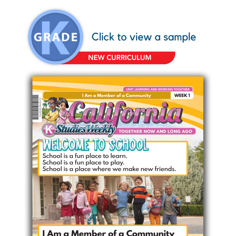 California Social Studies and Science Curriculum