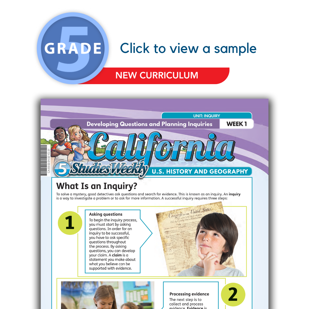 California Social Studies and Science Curriculum