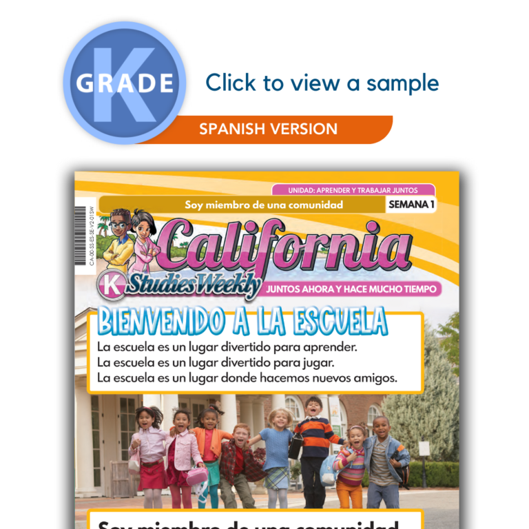 California Social Studies and Science Curriculum