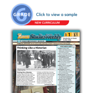 Texas TEKS Aligned Social Studies & Science Curriculum - Studies Weekly