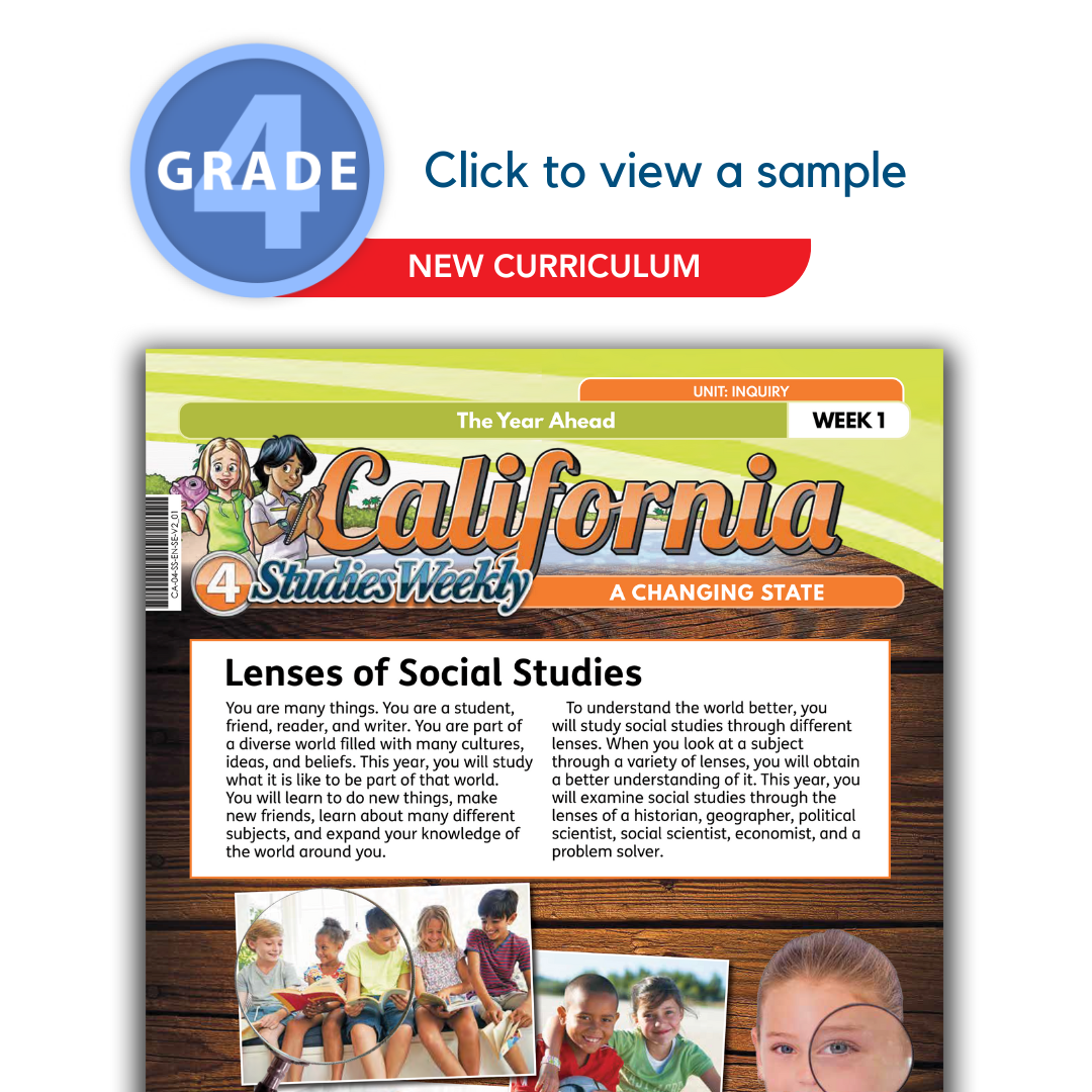 California Social Studies and Science Curriculum